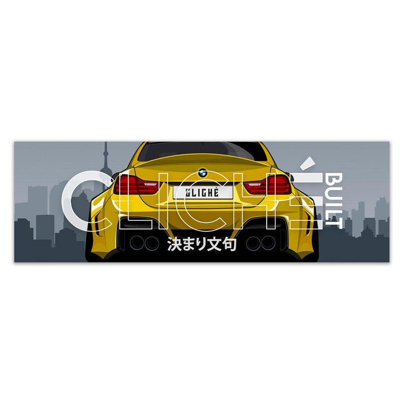 Widebody BMW M4 Custom Bumper Slap Sticker | for Car Enthusiast | Car ...