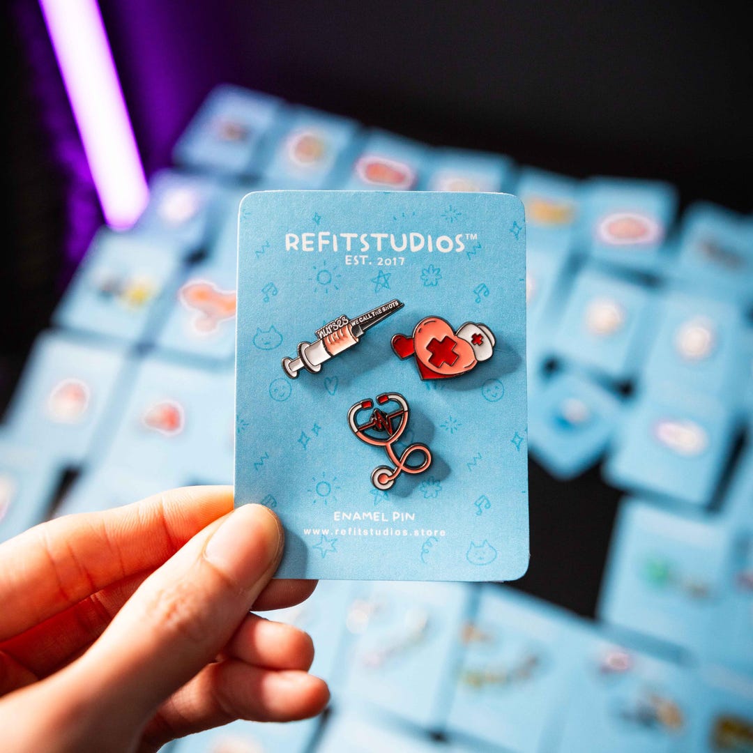 Cute Healthcare Medical Pin Set | Lapel Pin | Cute Enamel Pin | Fun ...
