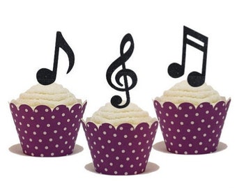 Music Note Cupcake | Etsy