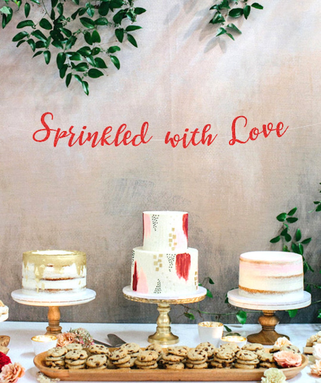 Baby Sprinkle, Sprinkled With Love Banner, Baby Sprinkle Decor, Baby ...