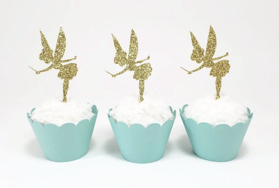 Fairy Cupcake Toppers Faeries Fairy Garden Party Tinkerbell Birthday