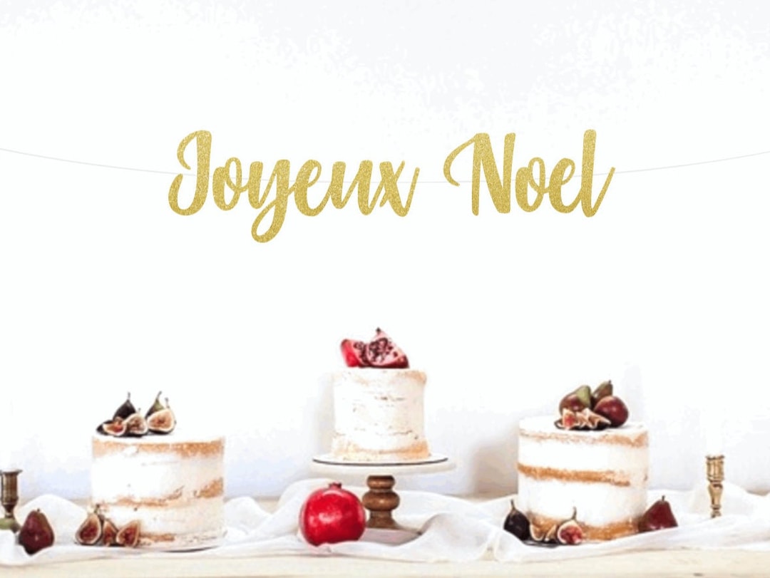 Joyeux Noel Banner, French Holiday Banner, Merry Christmas Banner, Free ...
