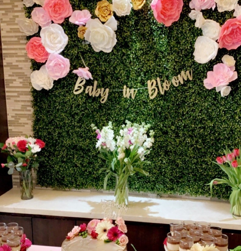 Baby in Bloom Banner Garden Party Baby Shower Garden Themed | Etsy