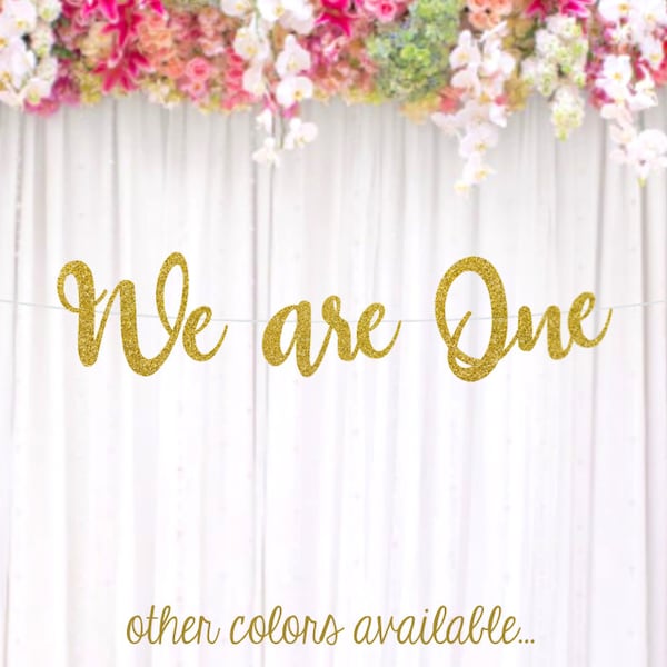 We Are One Banner - Etsy