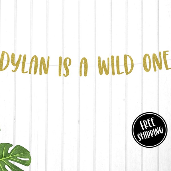 Wild One Banner - Etsy