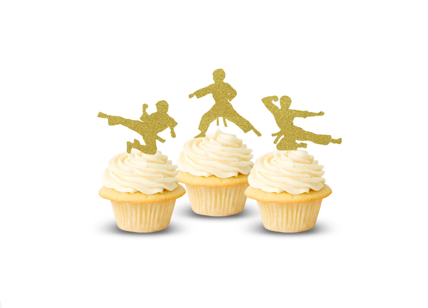 Karate Martial Arts Cupcake & Food Toppers, Tae Kwon Do, Karate Kid ...
