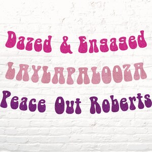 Custom Retro Banner, Personalized Banner, 70's, Disco, Groovy One ...