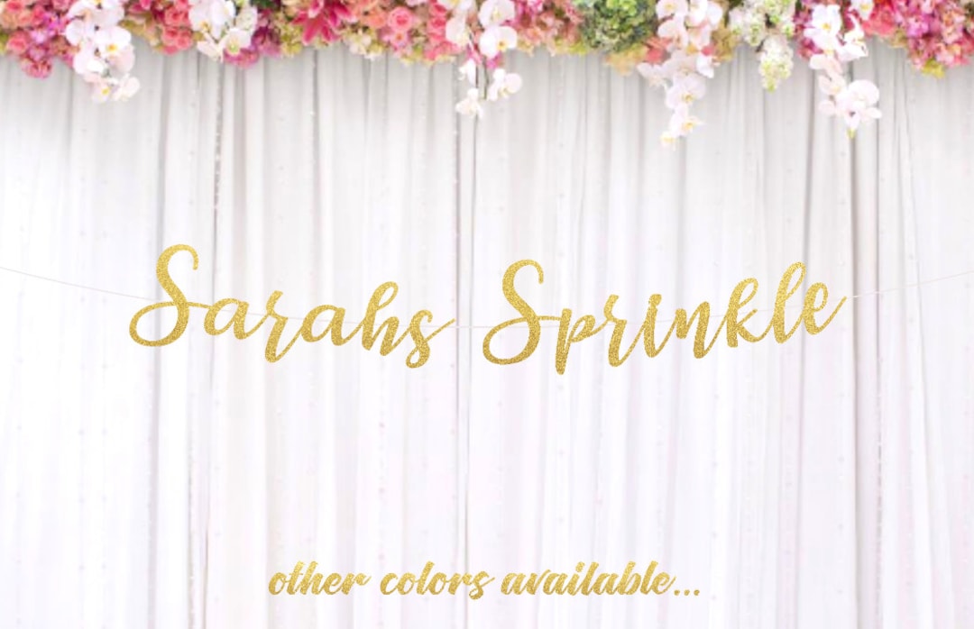 Custom Sprinkle Banner, Baby Shower Banner, Baby Sprinkle, Baby Shower ...