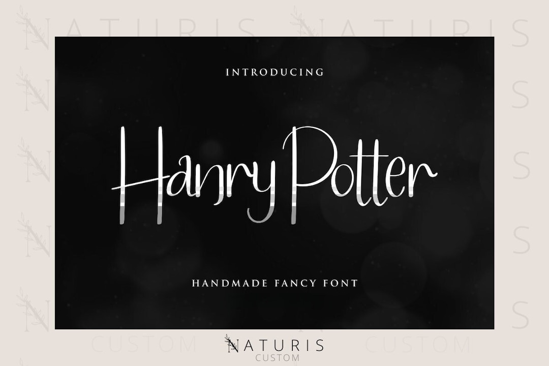 Harry Potter Font Potter Inspired Font Movie Text Harry Potter Text ...