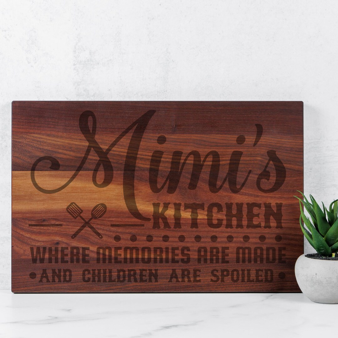 Cutting Board for Mimi Kitchen Cutting Board Kitchen Décor Gift for ...