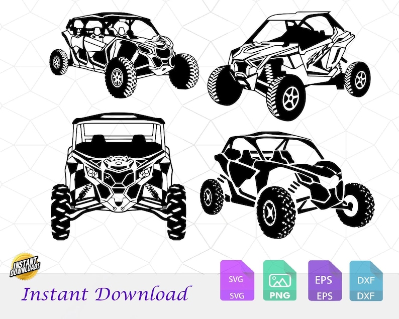 Can-am, Sxs, Utv Bundle, Can-am Clipart, Can Am Svg,eps, Png, Digital ...