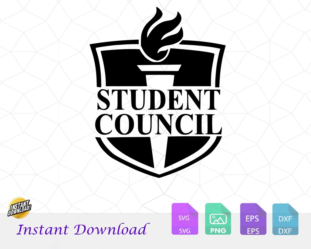 Student Council Design (svg, Png, Dxf, Eps Files) (digital Download) - Etsy