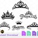 Royal Crown SVG Bundle, Princess, Queen, King (digital Download) - Etsy