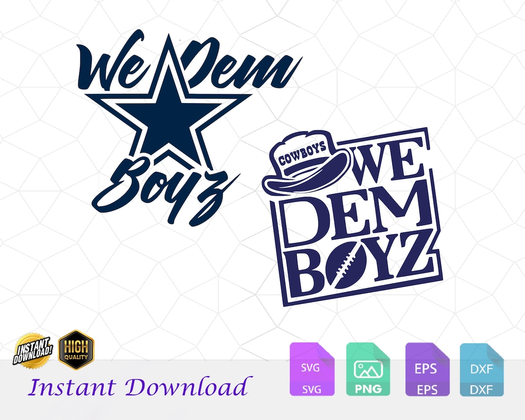 Cowboys Svg , We Dem Boyz Svg, Cricut Svg, Sublimation Cowboys Football ...