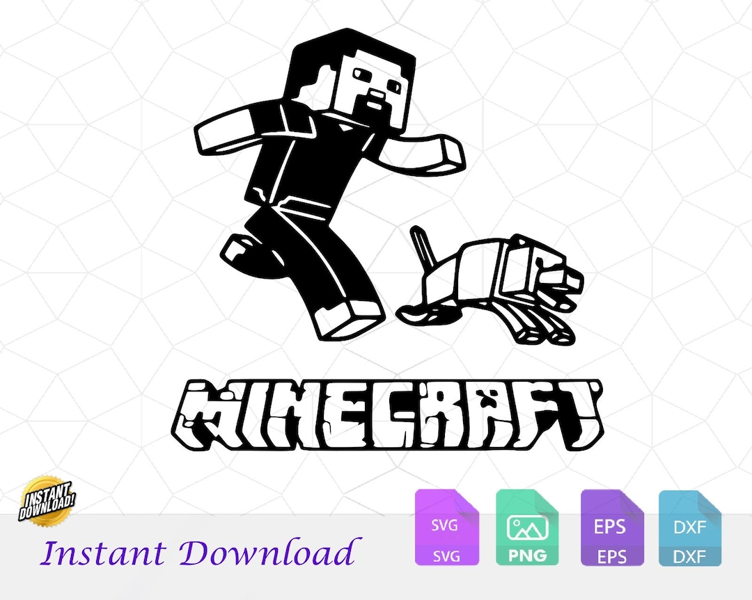Minecraft SVG, Mine Game SVG, Minecraft Gamer SVG - Instant Download ...
