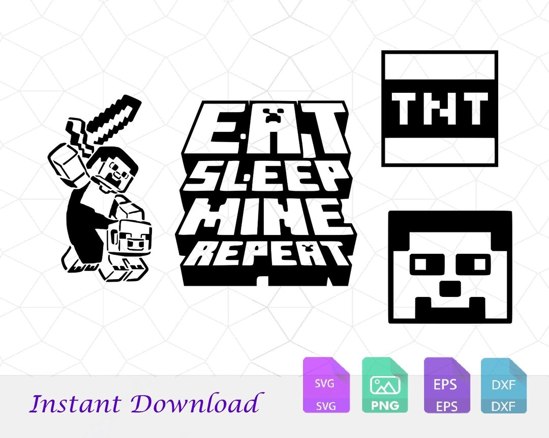 Minecraft Bundle SVG, Minecraft Bundle SVG File, Minecraft Bundle PNG ...