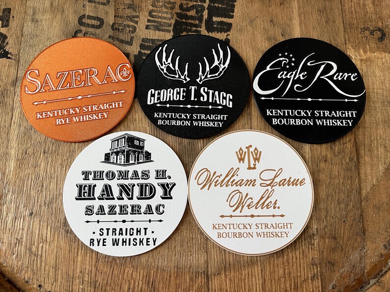 Buffalo Trace BTAC Line Coasters - Etsy