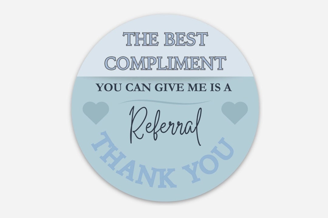 Real Estate Referral Sticker Realtor® Marketing, 3x3 In. - Etsy