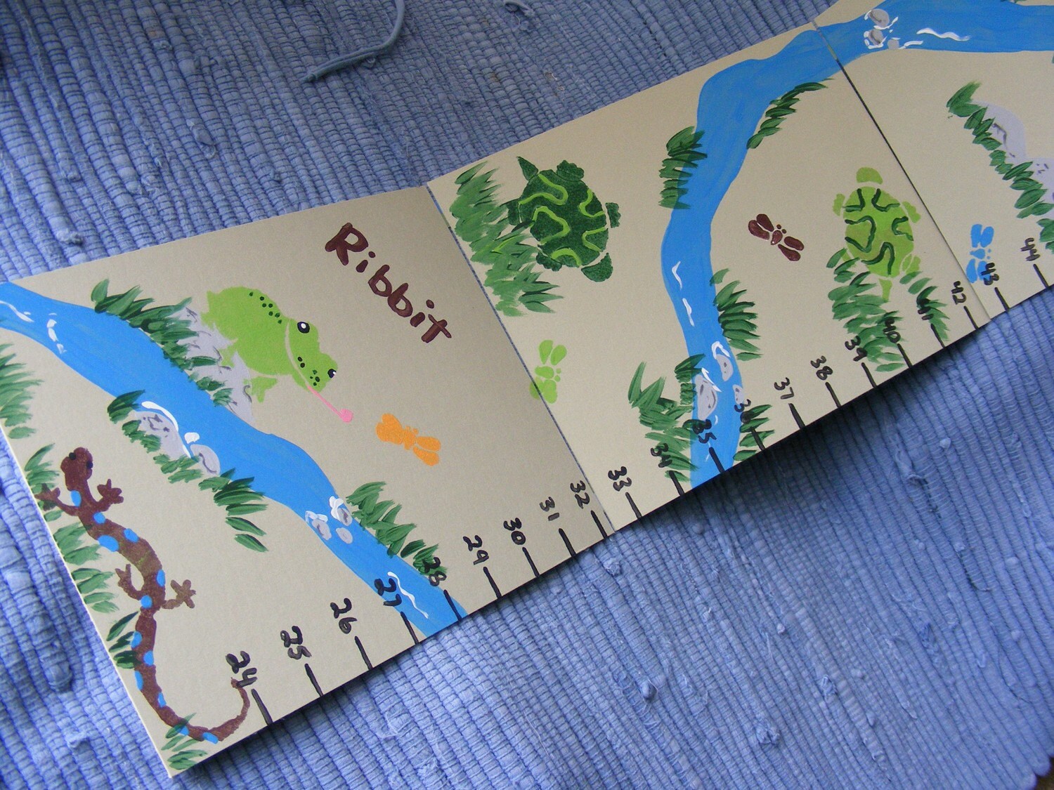 Frog Printable Wall Growth Chart