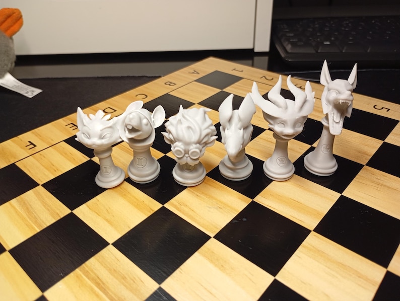 League of Legends Chess Piece: Custom Lol Champion Figurine - Etsy