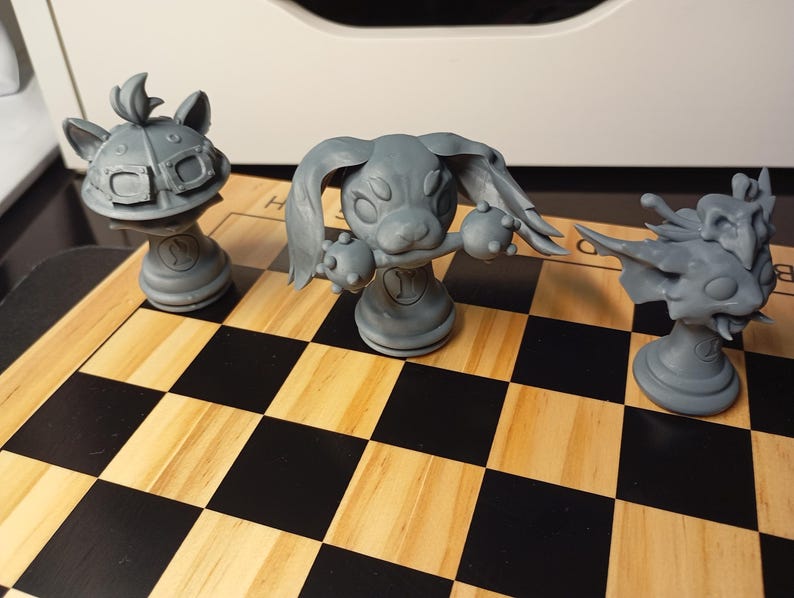 League of Legends Chess Piece: Custom Lol Champion Figurine - Etsy