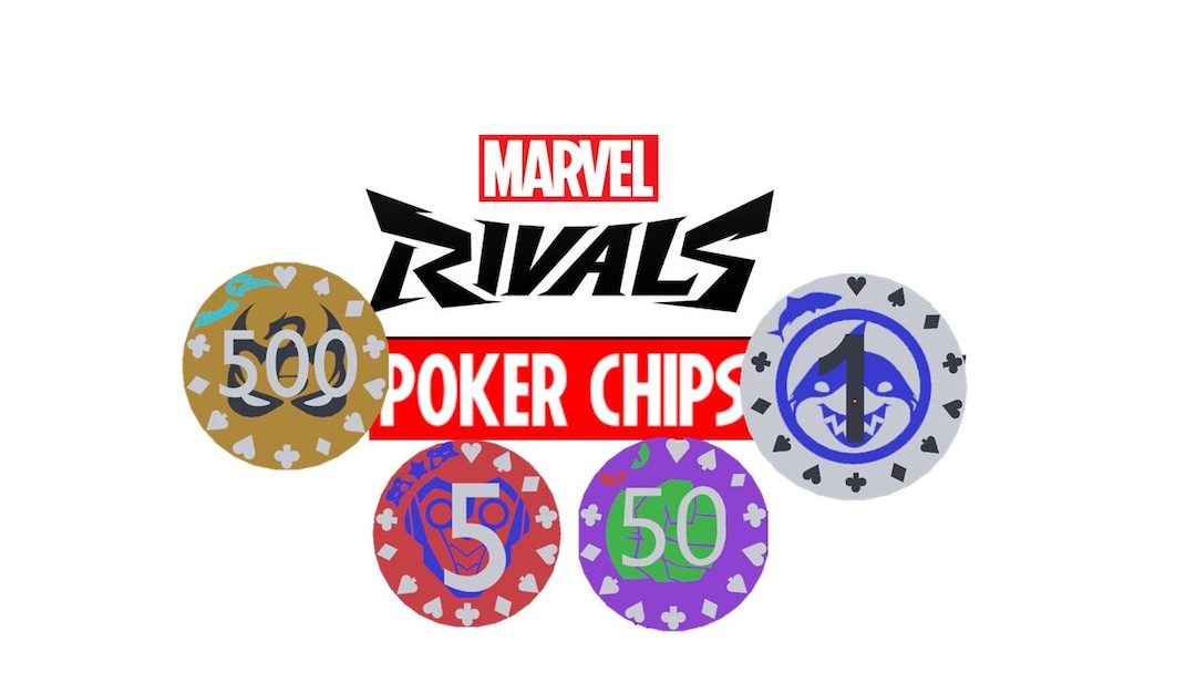 Marvel-inspired Poker Chip Set – Collectible Hero & Villain Casino ...