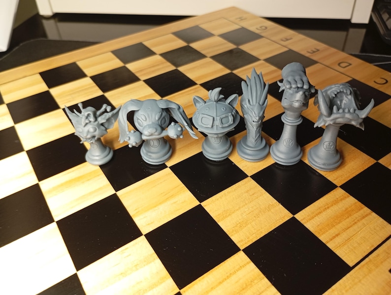 League of Legends Chess Piece: Custom Lol Champion Figurine - Etsy