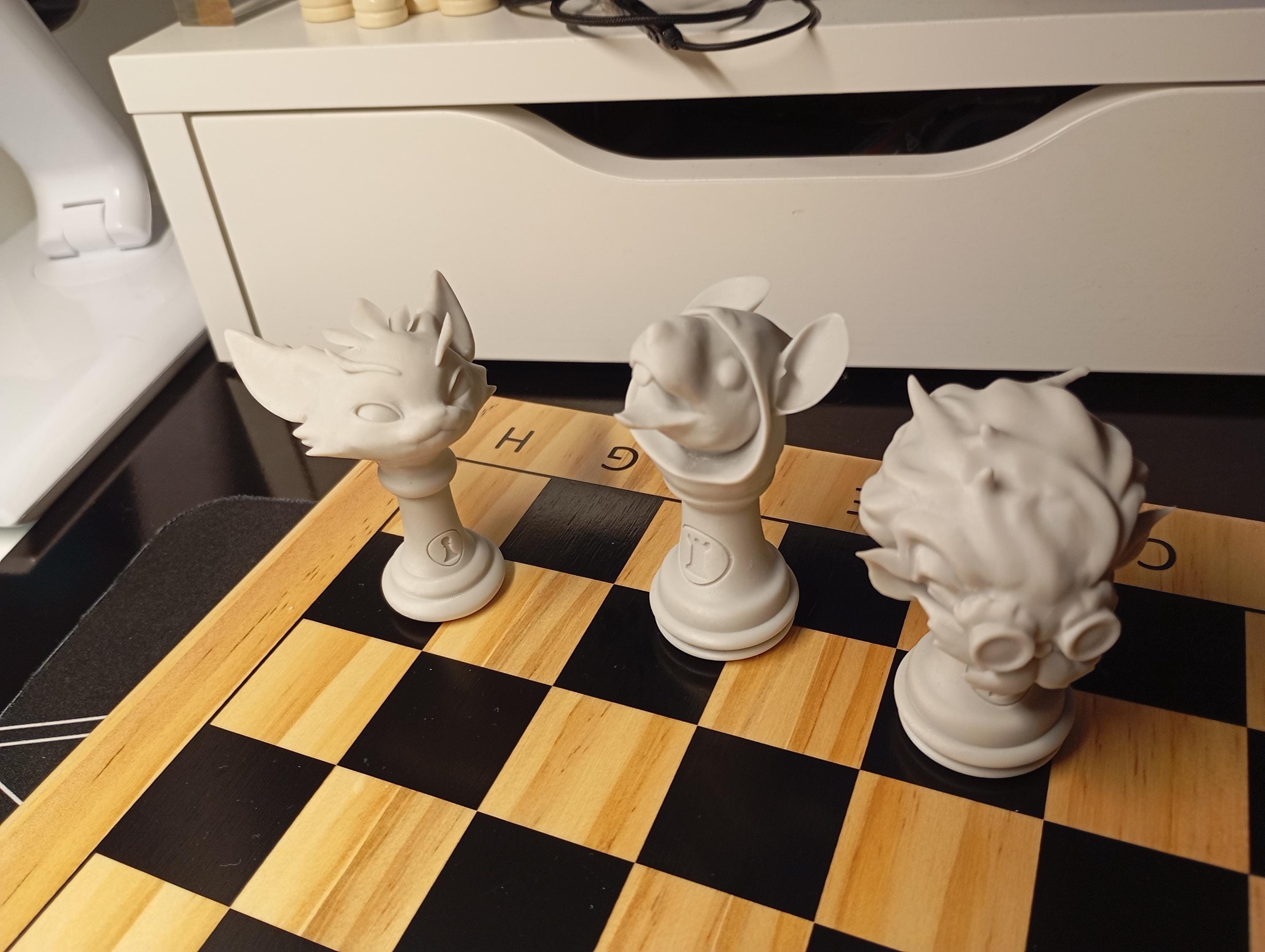 League of Legends Chess Piece: Custom Lol Champion Figurine - Etsy