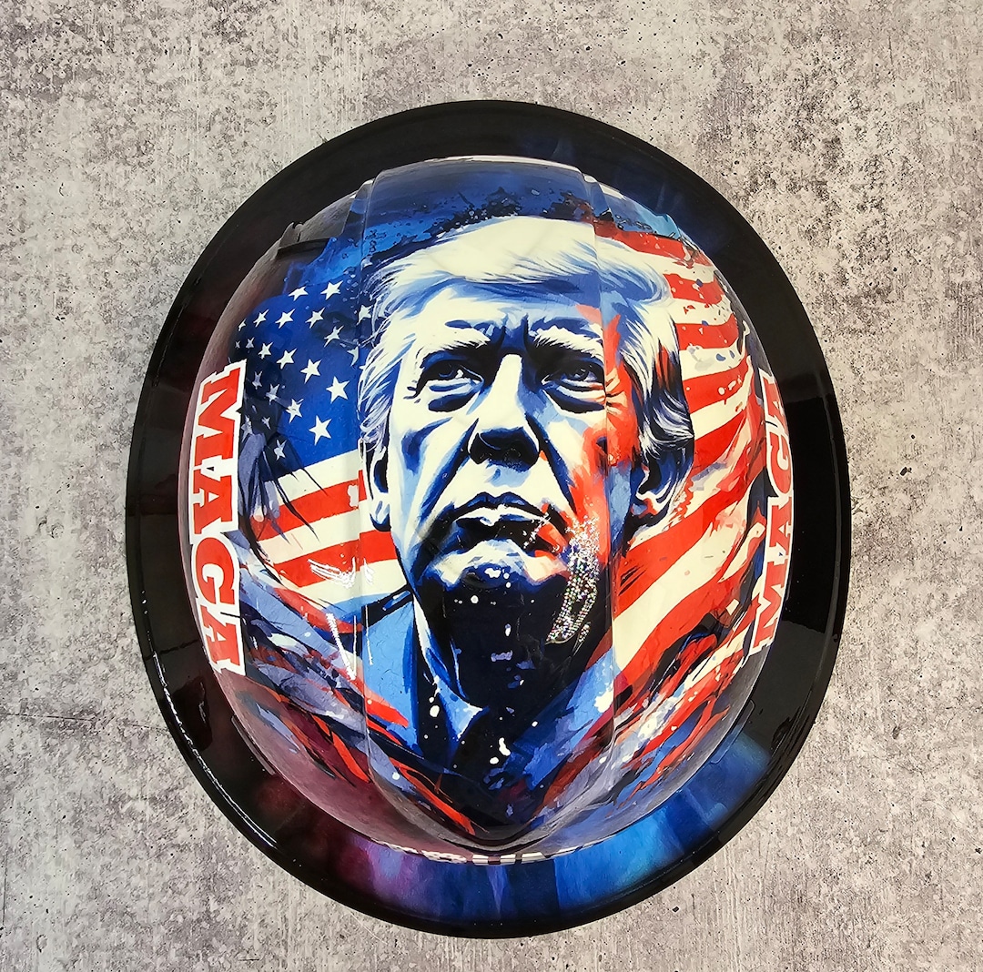 Trump MAGA 2024 Custom Hydro Dipped Hardhat, Helmet - Etsy