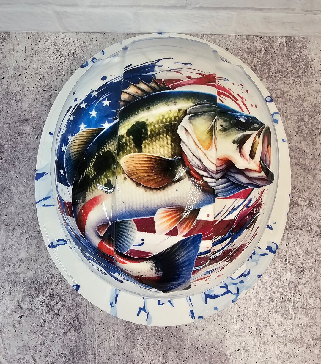 American Bass Custom Hydro Dipped Hardhat, Helmet - Etsy