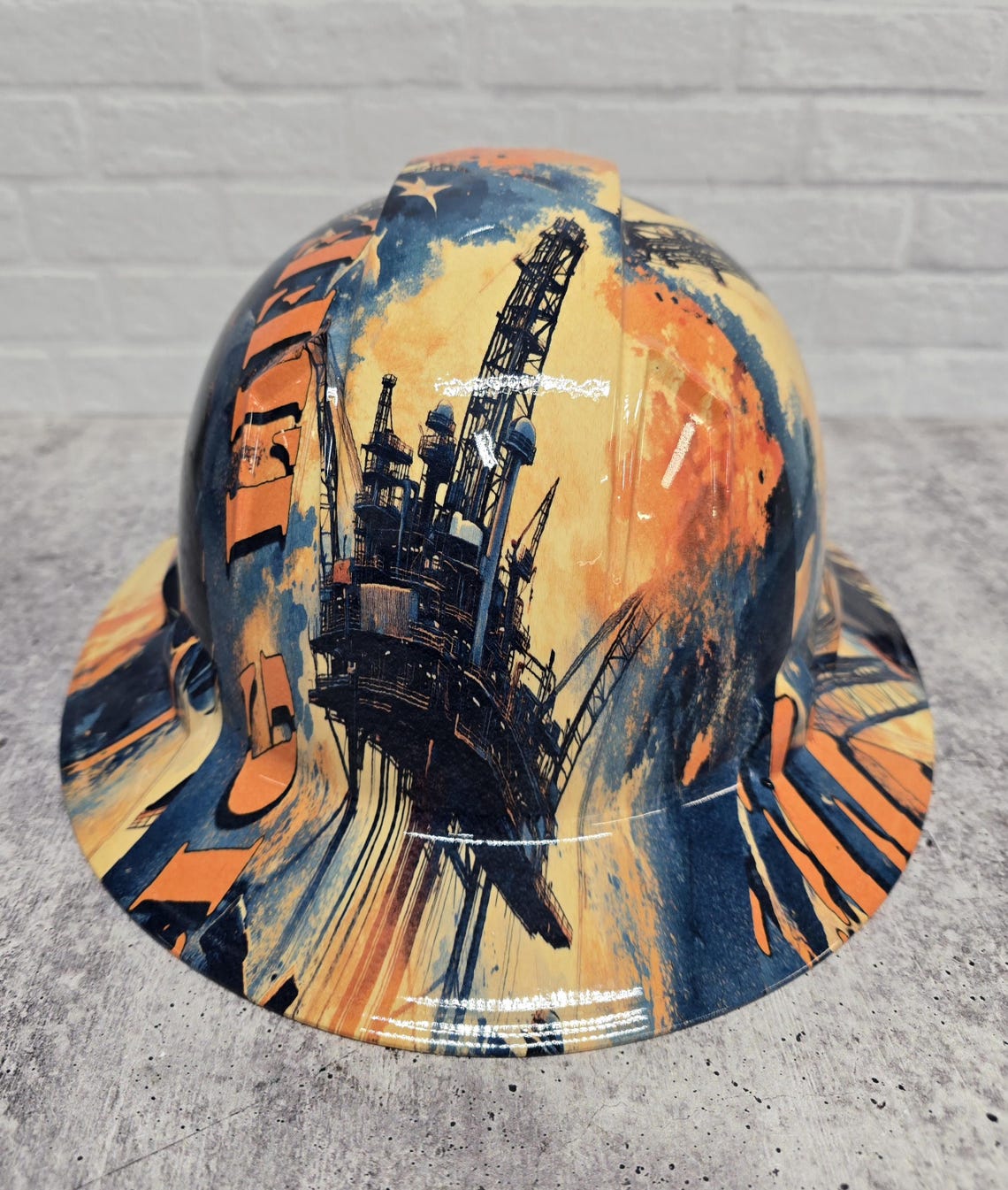 Rig Life Oil Field Custom Hydro Dipped Hardhat, Helmet - Etsy