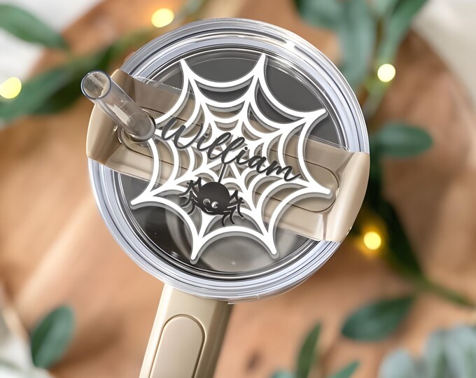 Halloween Name Topper,halloween Decor,halloween Name Plate,tumbler ...