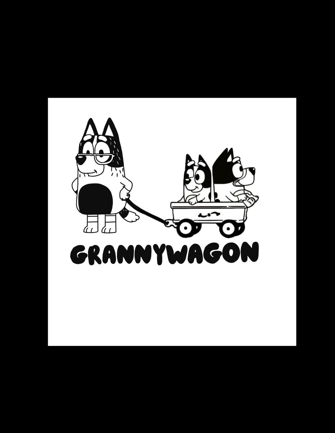 Bluey Inspired Car Sticker, Bumper Sticker, Mom Wagon Family, Truck ...