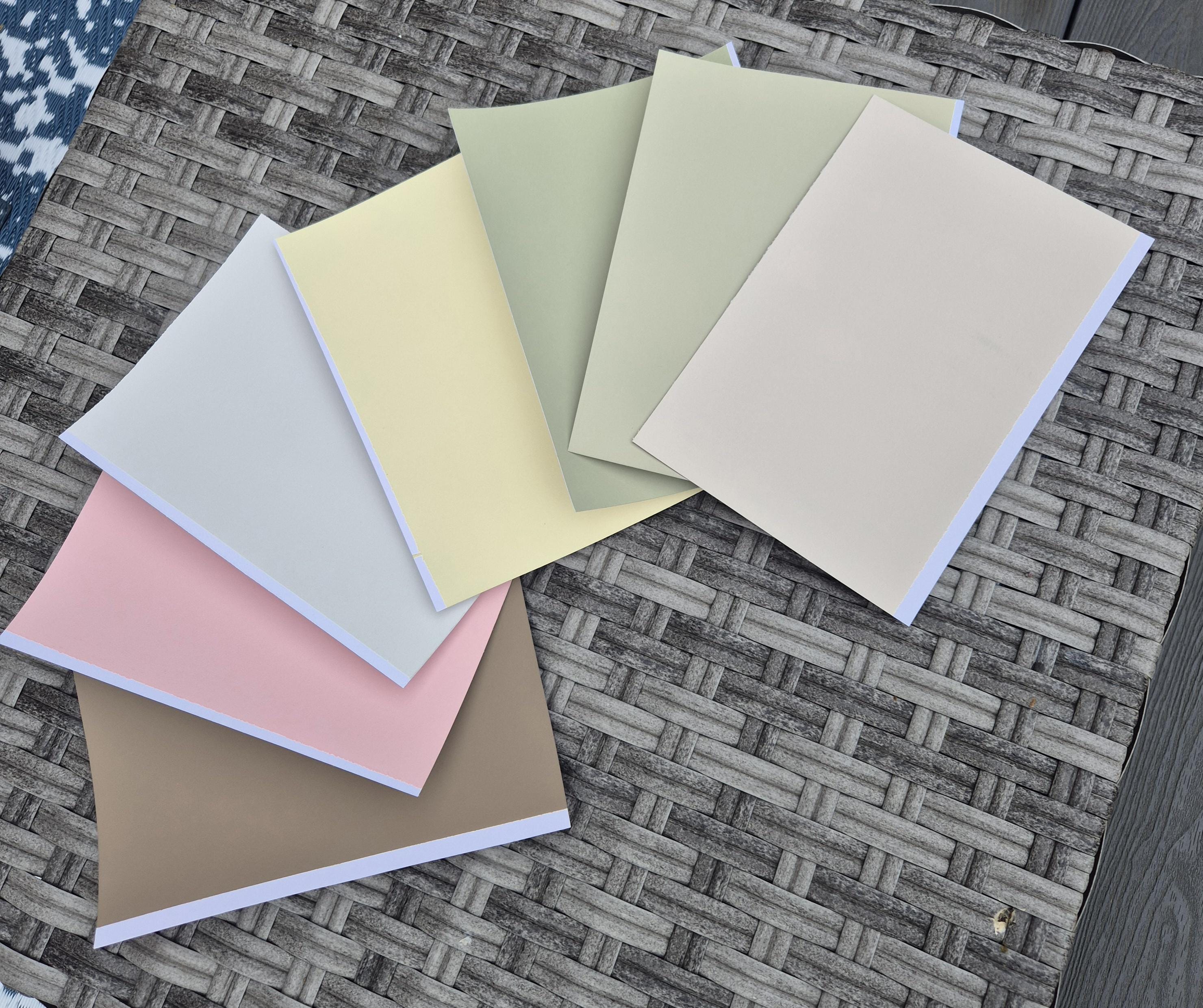 Farrow & Ball - Hand Painted Sample Colour Cards , Size A5 ( 15cm X ...