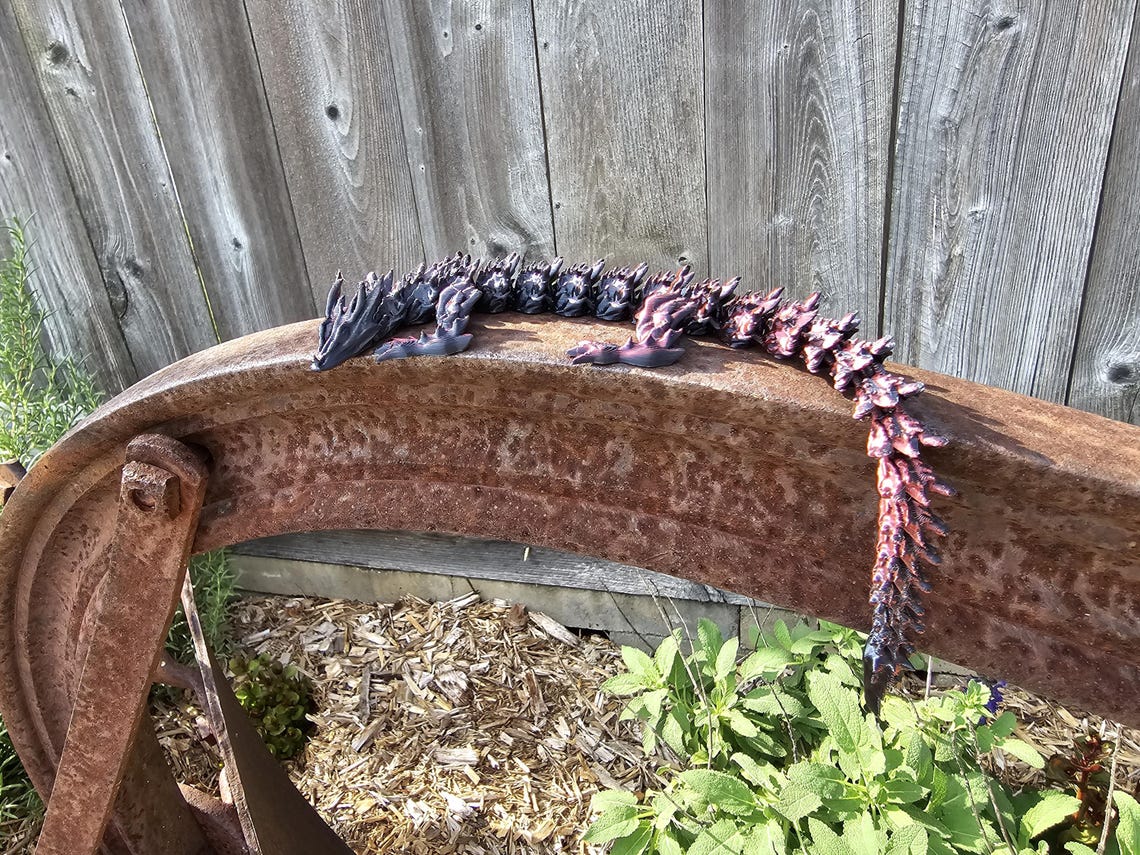 Flexi Fire Dragon - Etsy