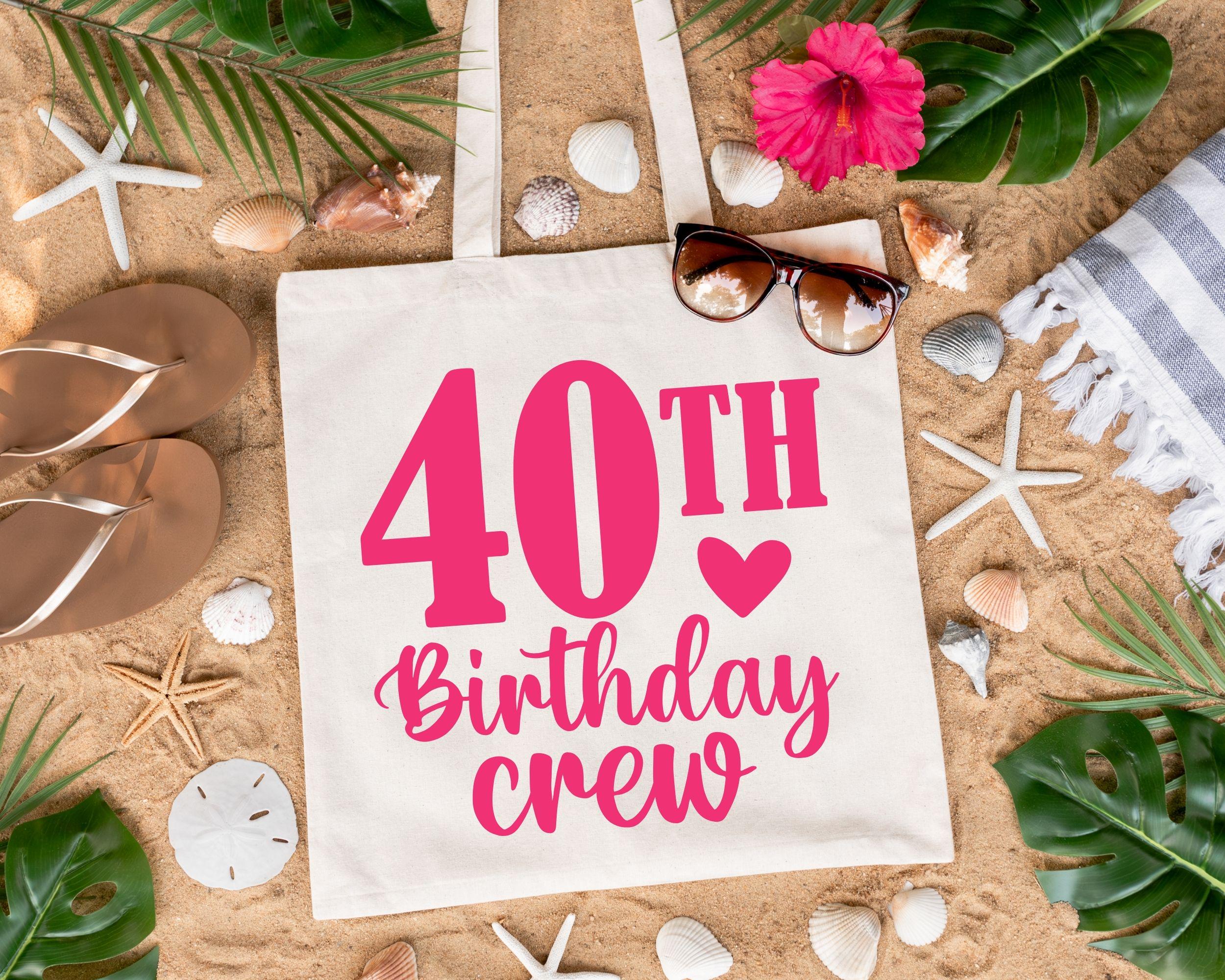 40th Birthday Svg Bundle | Funny Turning 40 Designs | I'm 40 SVG and ...
