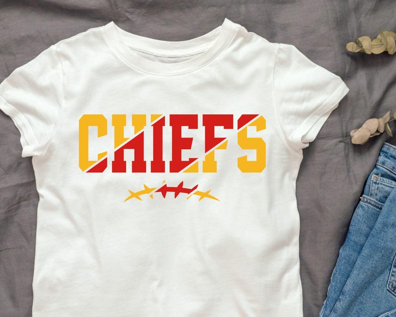 Chiefs Football SVG Bundle, Kansas City Team Logo Cut Files, Digital ...