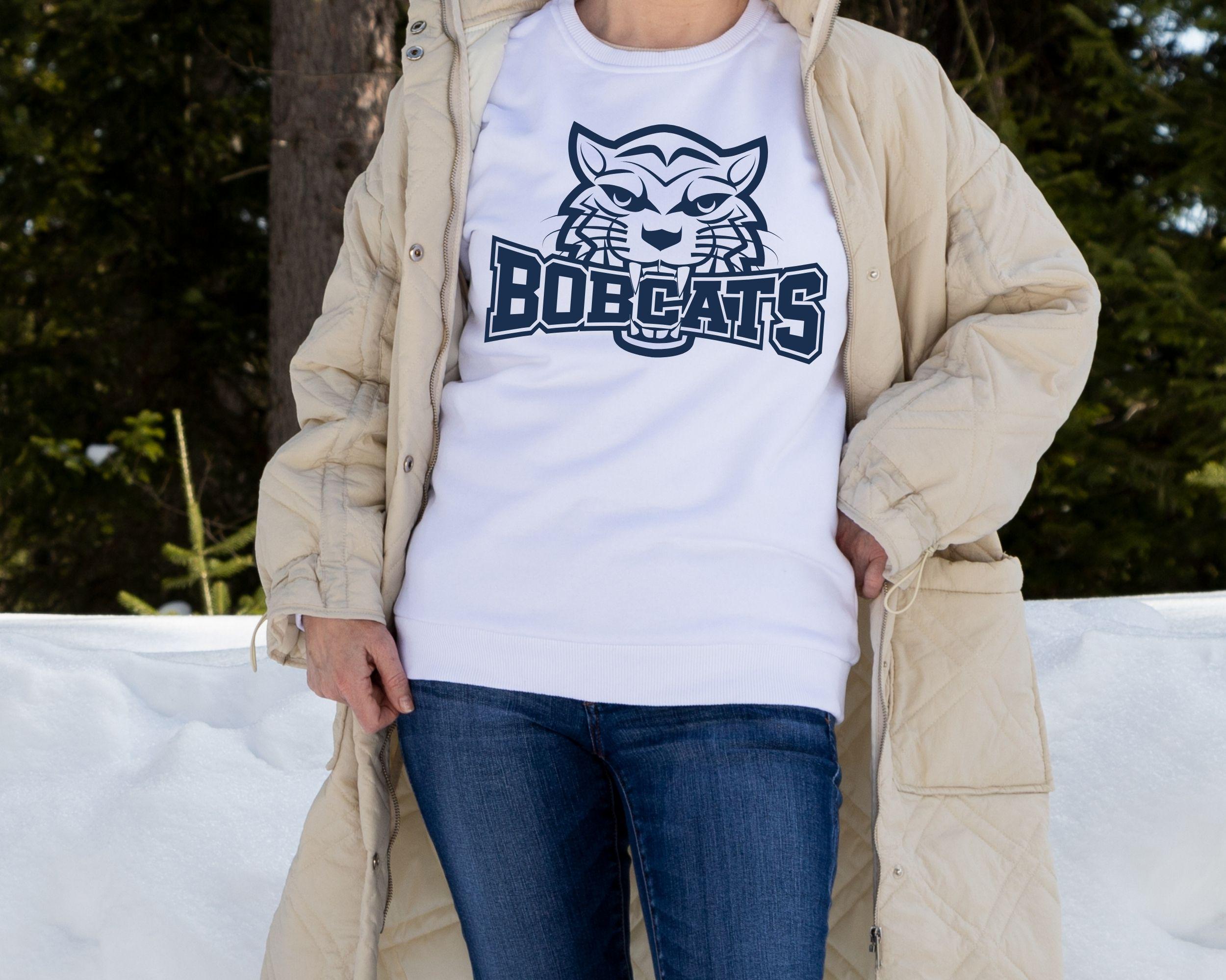 BOBCATS SVG Cut File, Wildcat Mascot Clipart, Perfect for DIY Crafts, T ...