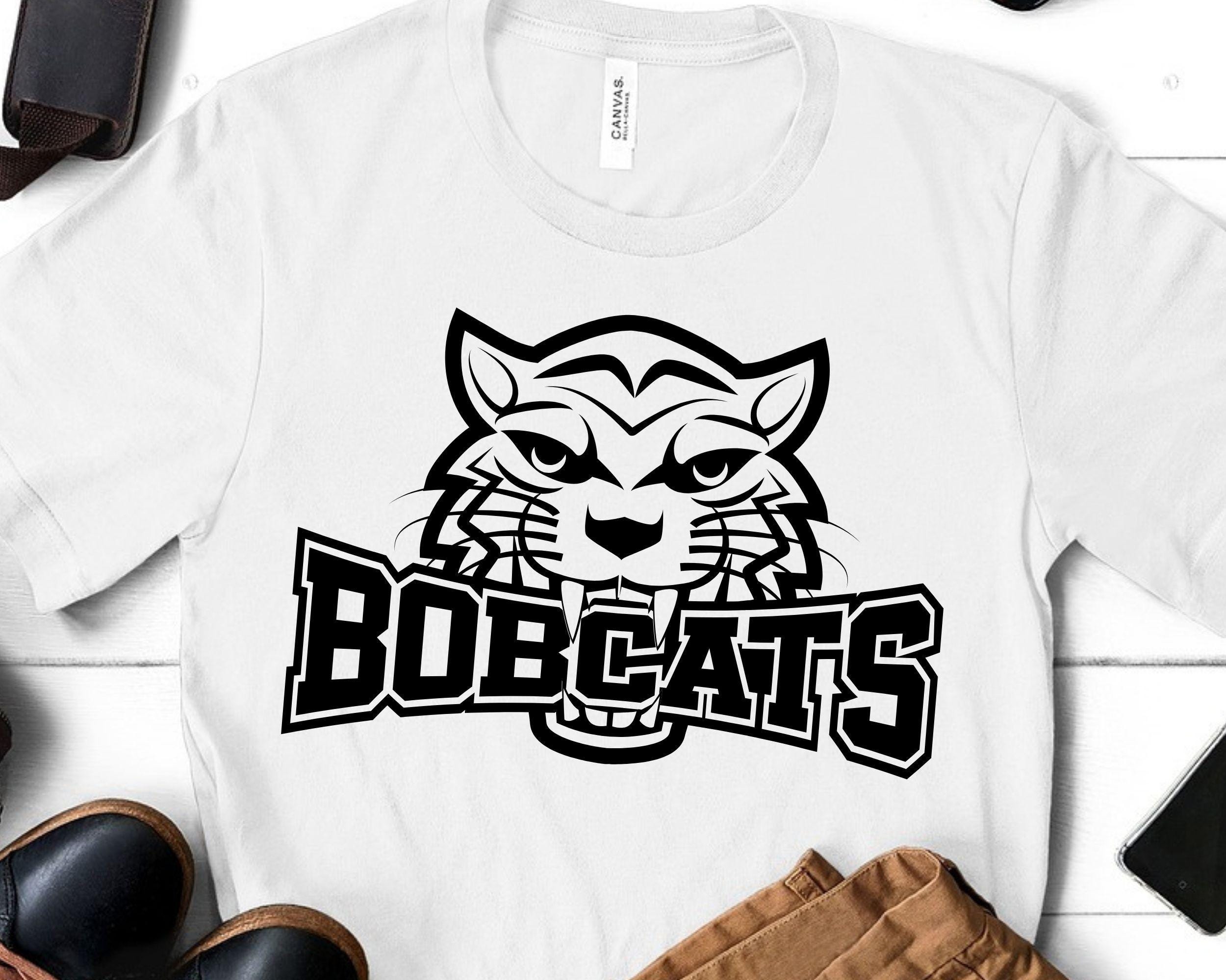 BOBCATS SVG Cut File, Wildcat Mascot Clipart, Perfect for DIY Crafts, T ...