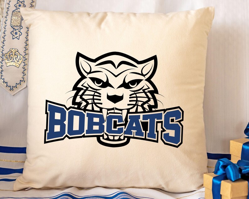 BOBCATS SVG Cut File, Wildcat Mascot Clipart, Perfect for DIY Crafts, T ...
