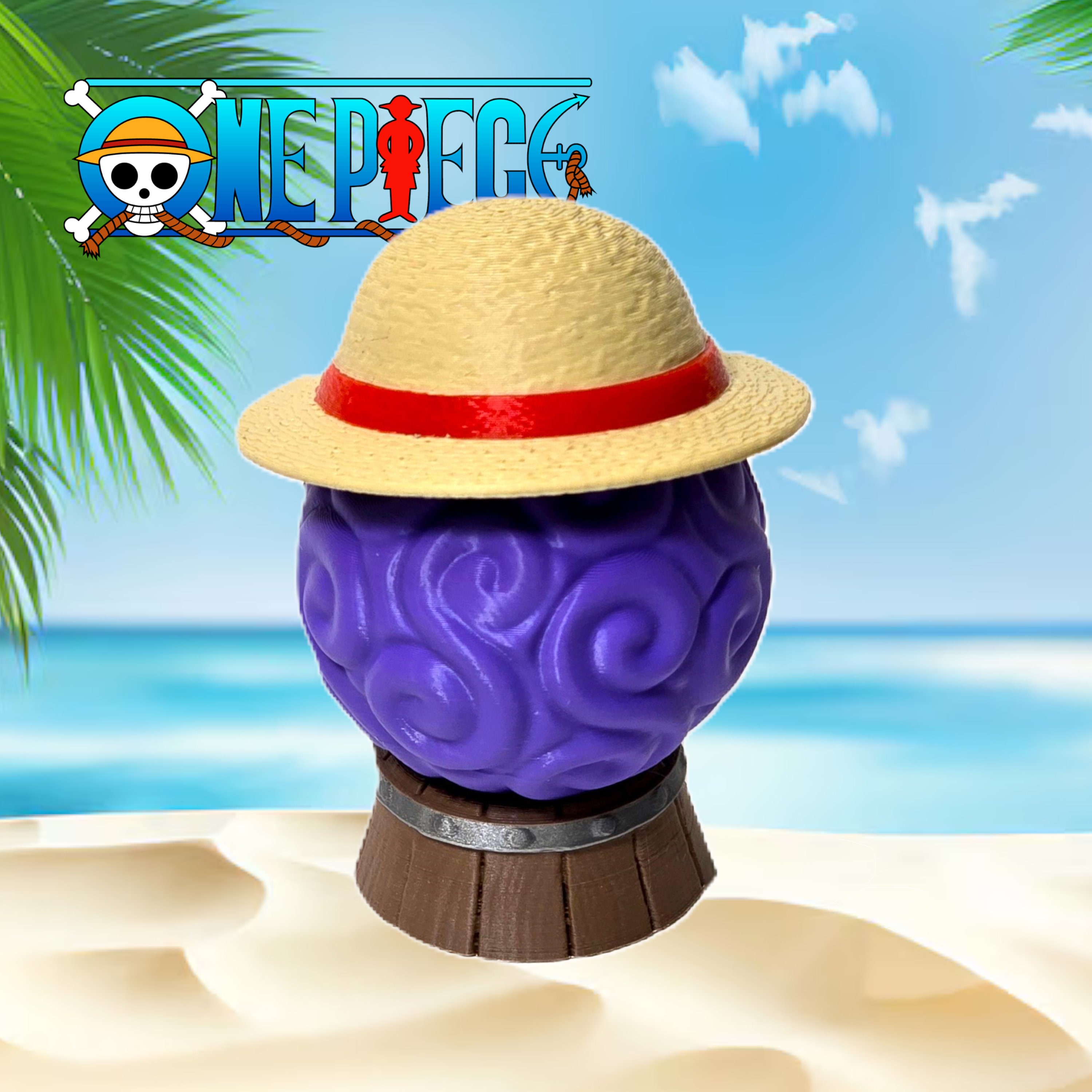 Anime Fruit-inspired Statue Straw Hat-style Accessory Devil Fruit akuma ...