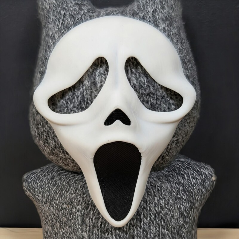 Pink Ghost Face Mask - Etsy