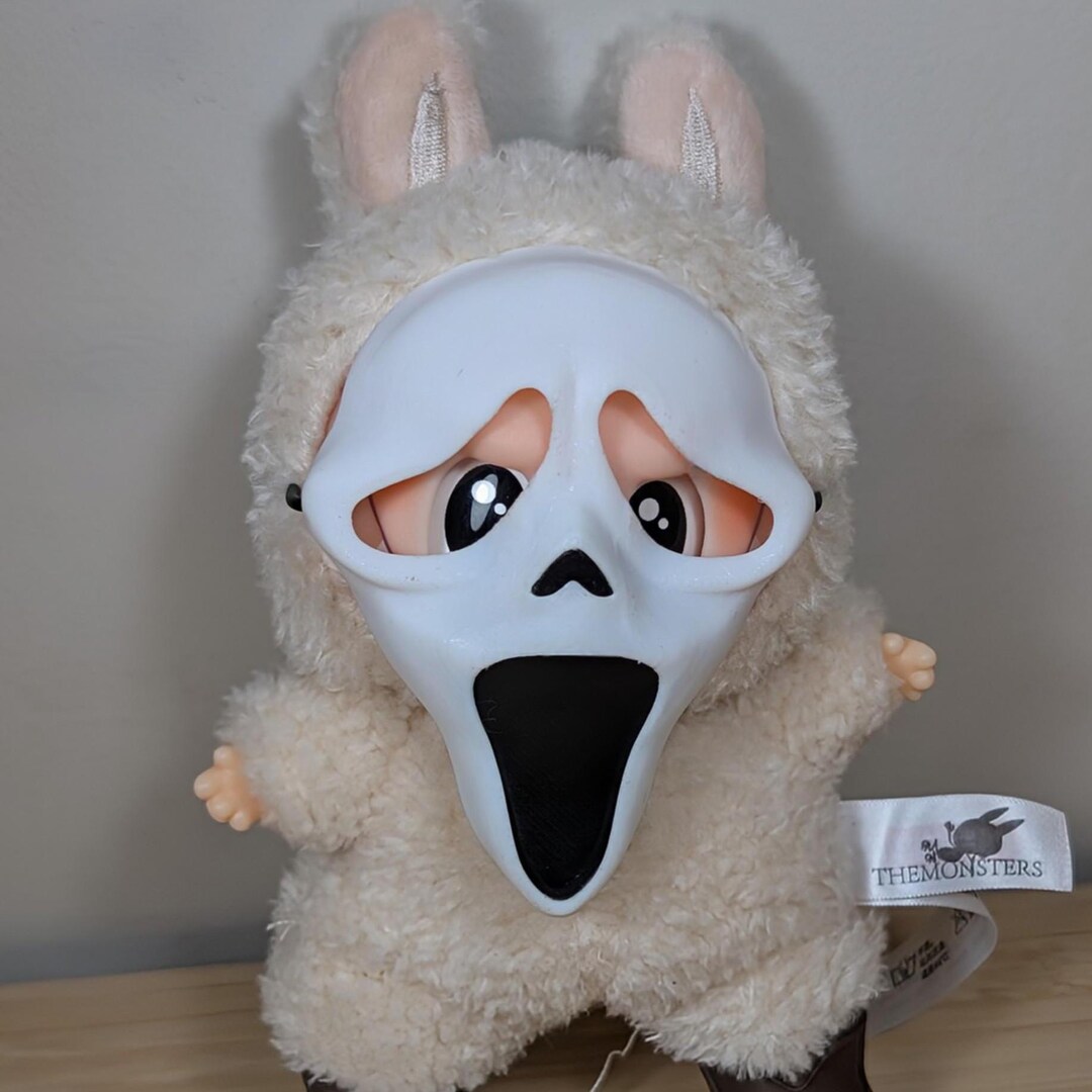 Labubu Scary Mask | Custom Colors Available - Etsy UK