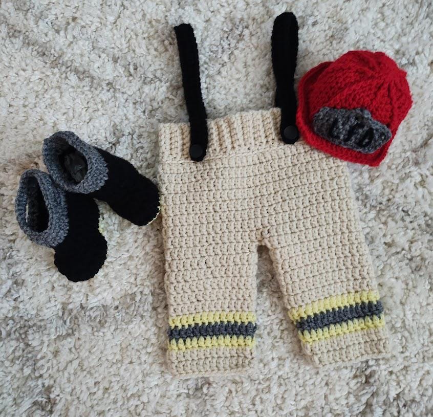 Baby Fireman Outfit Baby Fireman Clothes Set Costume Halloween Baby - Etsy