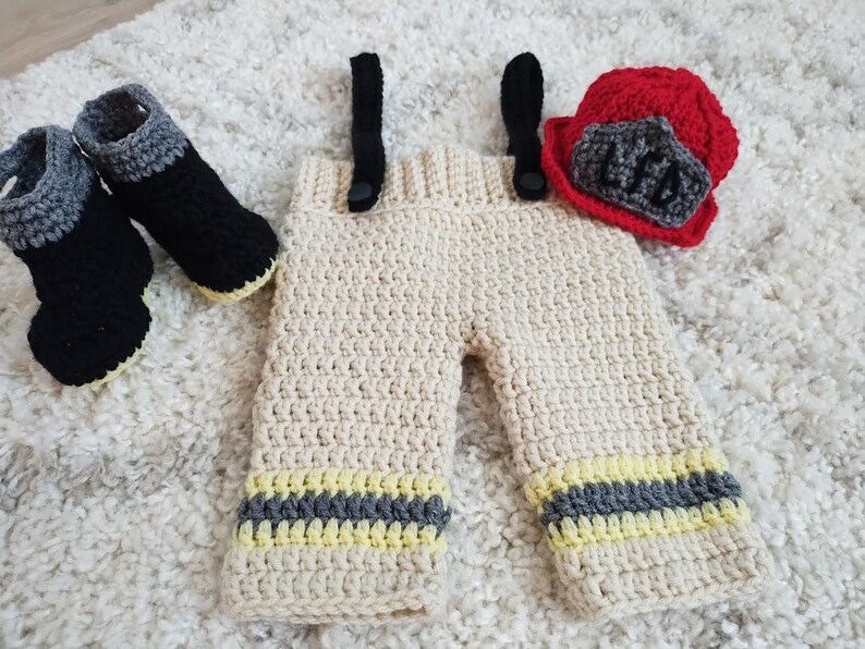 Baby Fireman Outfit Baby Fireman Clothes Set Costume Halloween Baby - Etsy