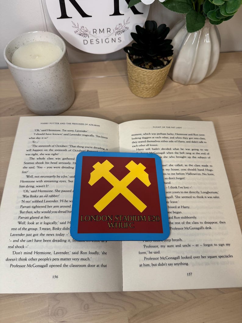 West Ham United Football Club Football Coaster: WHUFC London Stadium - Etsy