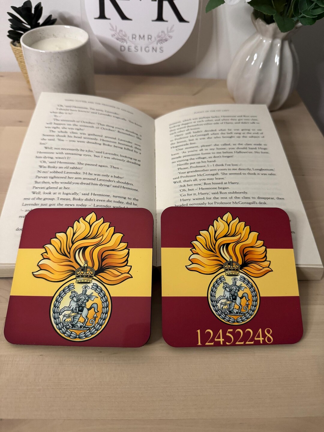 Personalised Royal Regiment of Fusiliers Wooden Coaster - Etsy