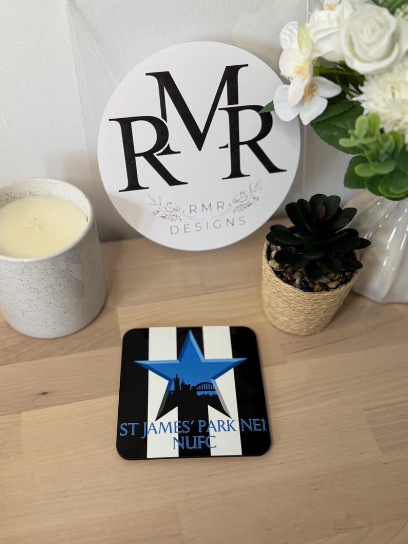 Newcastle United Football Coaster: NUFC St James' Park - Etsy UK