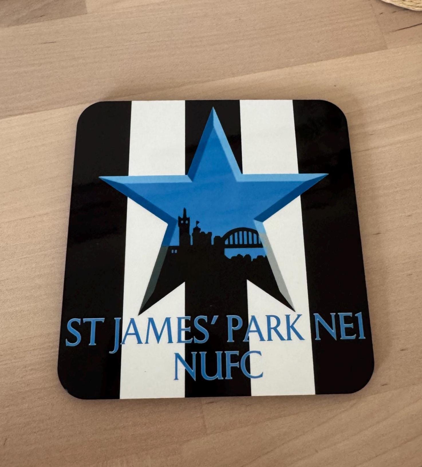 Newcastle United Football Coaster: NUFC St James' Park - Etsy UK