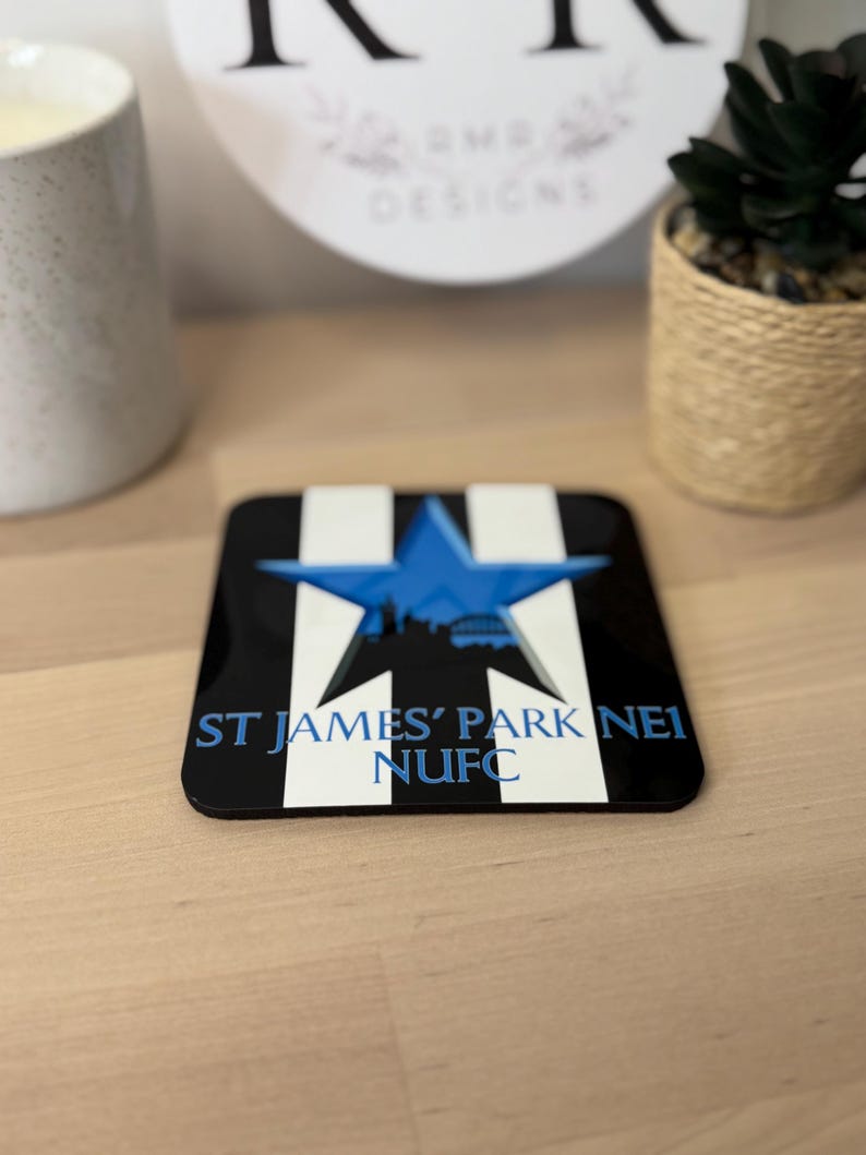 Newcastle United Football Coaster: NUFC St James' Park - Etsy UK